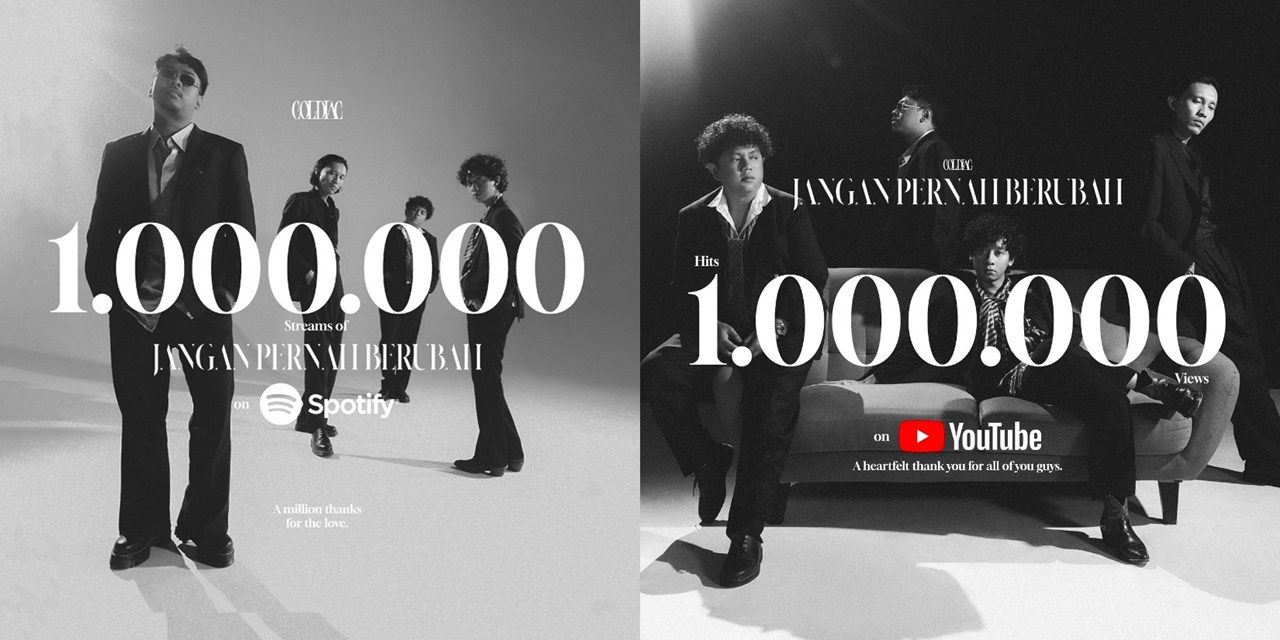 Lagu ‘Jangan Pernah Berubah’ dari Coldiac raih 1 juta lebih stream dan ...