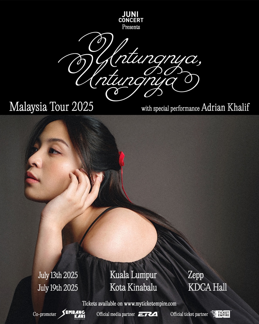 Bernadya umumkan akan mampir di dua kota di Malaysia dalam tur nya – iMusic